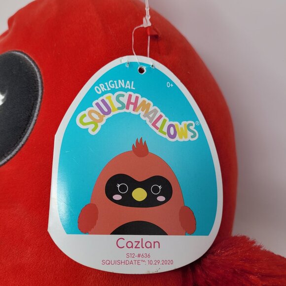 Squishmallows | Toys | Squishmallow Cazlan Cardinal Kellytoy ...